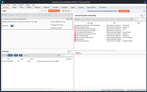 BurpSuite Community Edition CyberDraco