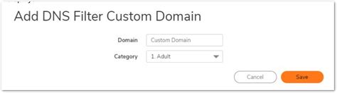 Dns Rules Configuring Global And Custom Dns Filtering In Sonicos 71