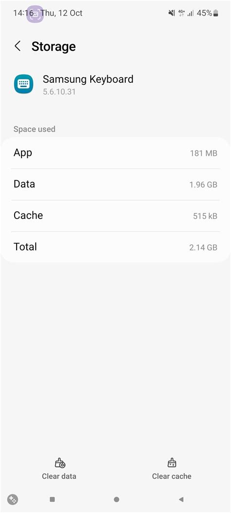 Is It Okay To Clear Cameras And Samsung Keyboards Data Roneui
