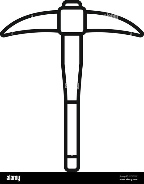 Pickaxe Cut Out Stock Vector Images Alamy