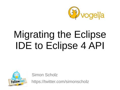 Migrating The Eclipse Ide To Eclipse 4 Api Odp Programming
