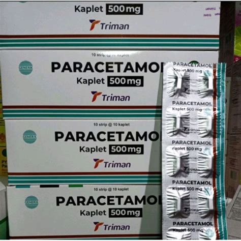 Jual Paracetamol Triman Trifa Box Shopee Indonesia