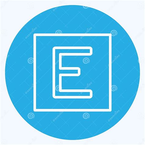 Icon Edge Suitable For Mobile Apps Symbol Blue Eyes Style Simple Design Editable Design