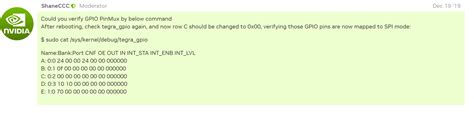 After Configuring Spi Spi Cannot Be Used Miso And Mosi Are Connected Together Jetson Nano