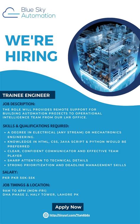 Hiring Engineering Electrical Mechatronics Bms Controlsengineer Buildingautomation