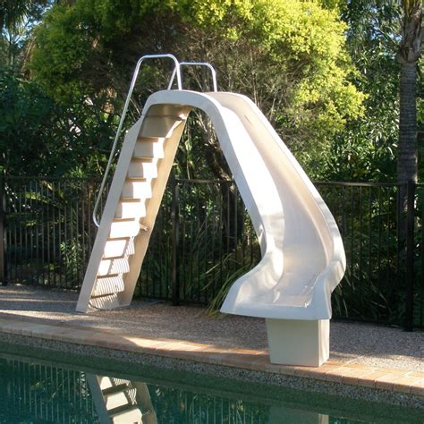 Fiberglass Pool Slide Glass Designs
