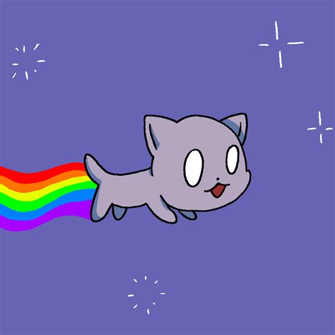 Neon Cat Opening And Closing Its Mouth  Neon Cat Opening And Closing Its Mouth