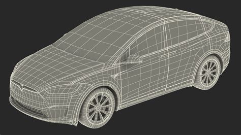 Tesla Model X Plaid 3d Model 99 3ds Blend C4d Fbx Max Ma Lxo Obj Free3d
