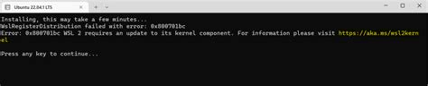 Fix Wsl2 Error When Installing Ubuntu 22 04 In Windows 11 I Have A Pc