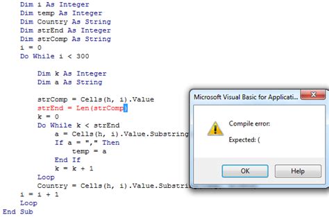 Excel Stringlen Error Stack Overflow