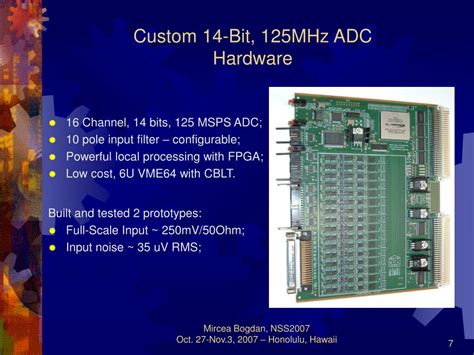 PPT Custom Bit MHz ADC Data Processing Module For The KL Experiment At J Parc