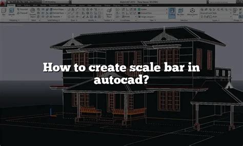 How To Create Scale Bar In Autocad CADdikt