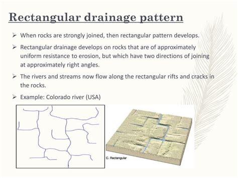 Types Drainage Pattern Presentation PDF