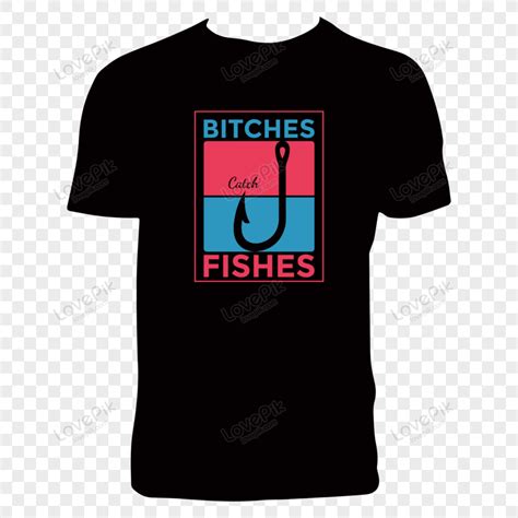 암캐는 물고기 T 셔츠 패턴을 잡습니다 Png 일러스트 무료 다운로드 Lovepik