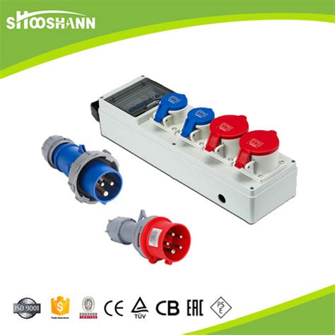Outdoor Waterproof Portable Socket Box Electrical Combined Socket Power Distribution Box
