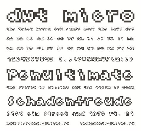 Dwt Micro Font