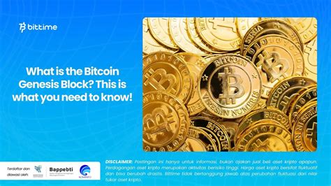 What Is The Bitcoin Genesis Block This Is What You Need To Know
