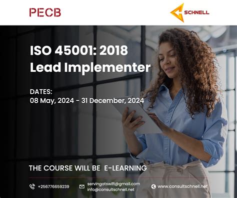 Iso 45001 2018 Lead Implementer Professional Training Schnell Training