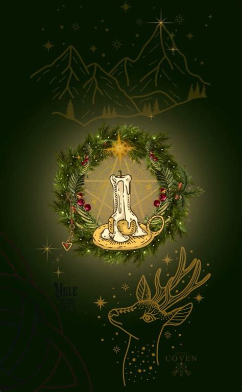 Yule Celebration Festive Wallpaper And Background