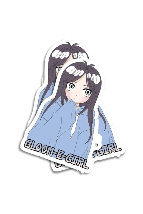 Burch Twins Gloom E Girl Julia Blue Sticker ShopperBoard