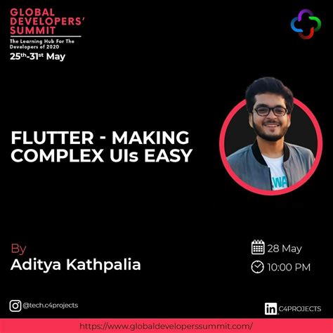 Aditya Kathpalia On Linkedin Flutter Flutterdev Webinars Webinaralert Webinarseries Webinar