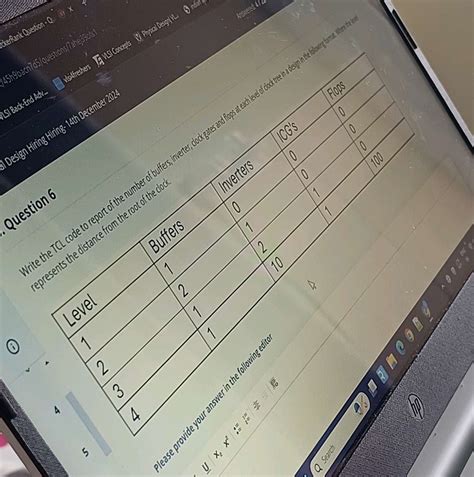 13 Question 13 Write The Tcl Code To Report Of The Number Of Buffers