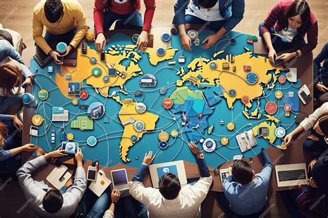Premium Ai Image Our World Connected Social Networking