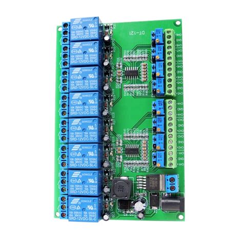 8 Channel Voltage Comparison Module 5V 12V 24V Voltage Comparator IC LM339 LM393 Comparison Module
