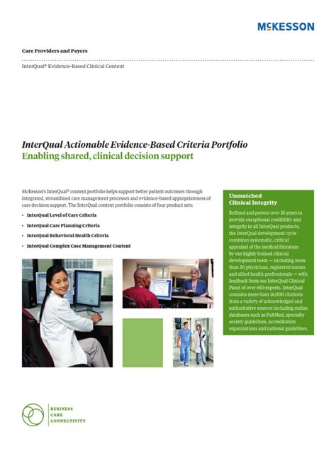 Fact Sheet Interqual Criteria Portfolio Pdf Patient Medical Imaging