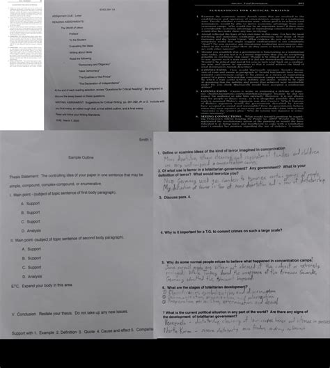 Homework Help English 1a The World Of Ideas Rough Draft R