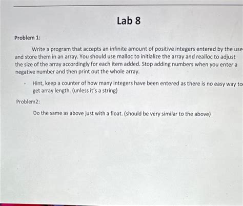 Solved Problem 1 Write A Program That Accepts An Infinite