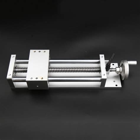 200mm Manual Cross Sliding Table Linear Rail Slide Stage Actuator Table Cnc Mill Ebay