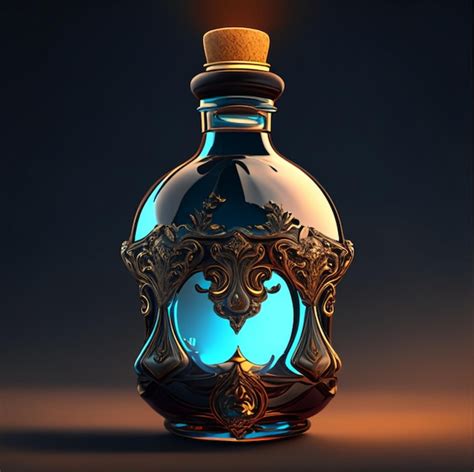 Premium Ai Image Elixir Bottle