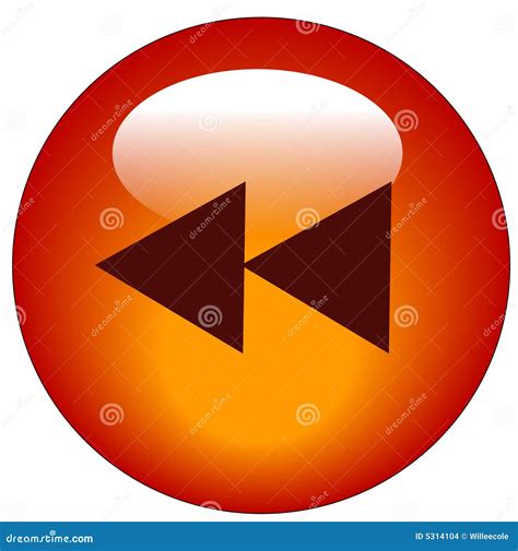 reverse web button stock vector illustration of player 5314104