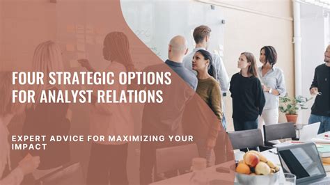 The Analyst Relations Diamond Kpis For The Four Strategic Operational