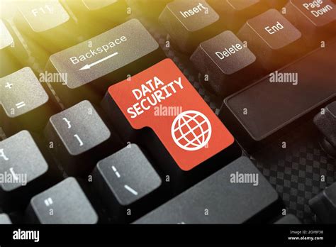 Conceptual Display Data Security Internet Concept Protected Important