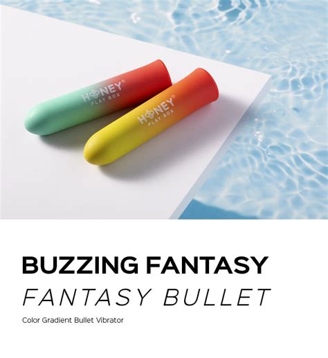 Fantasy Bullet Color Gradient Bullet Vibrator Honey Play Box