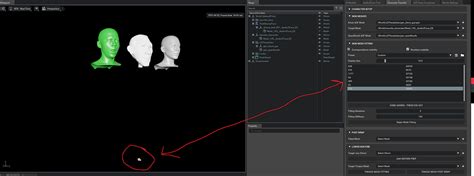 skin mesh fitting can t see correspondence dots on face meshes