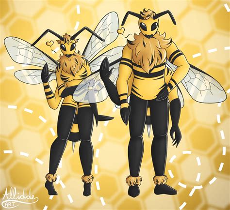 Anthropomorphic Bees Ocs By Alliddeart On Deviantart