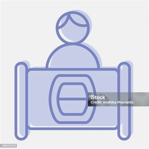 아이콘 투표 부스 인도네시아 총선 요소 두 가지 톤 스타일의 아이콘 인쇄물 포스터 인포그래픽 등에 적합합니다 0명에 대한 스톡 벡터 아트 및 기타 이미지 Istock