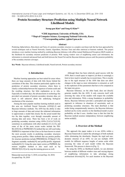 pdf protein secondary structure prediction using multiple neural