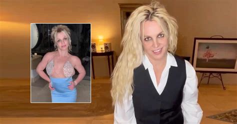 Britney Spears Wears A Transparent Top Barely Covering Her B Bs With Glittery Work The Brit