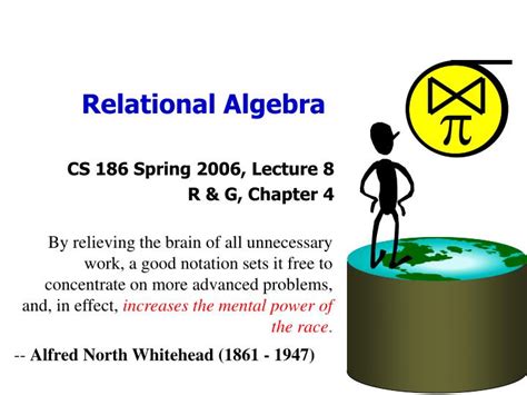 PPT Relational Algebra PowerPoint Presentation Free Download ID