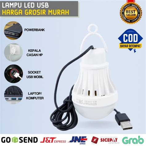 Jual Lampu Led Bohlam Usb Lampu Darurat Lampu Dc Volt Lampu W W W W Lampu Usb Lampu