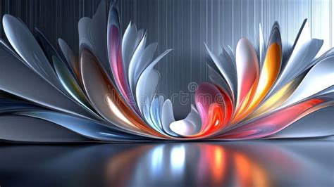 A Colorful Abstract Design Featuring Flowing Shapes And Gradients Evoking Motion And Beauty