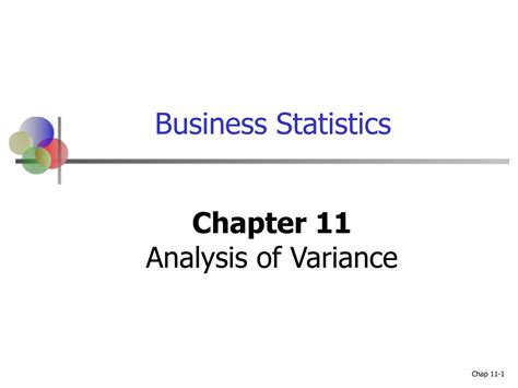Ppt Chapter 11 Analysis Of Variance Powerpoint Presentation Free Download Id 4368630