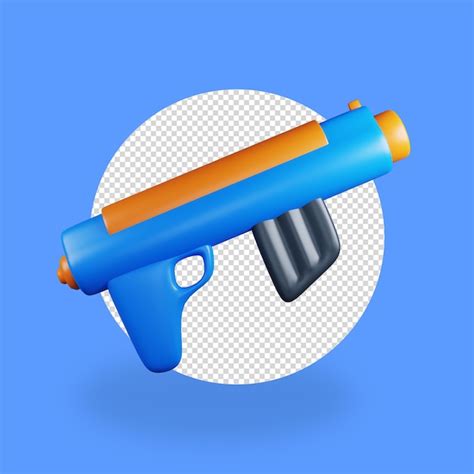 Premium Psd Toy Water Gun 3d Illustration