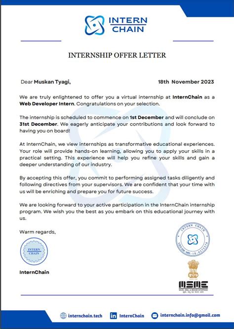 muskan tyagi on linkedin webdevelopmentinternship interchain