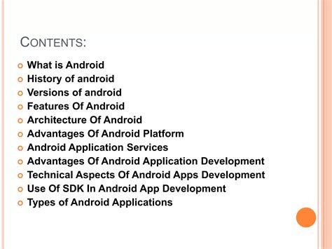 Androidapplicationdevelopment Ppt Free Download