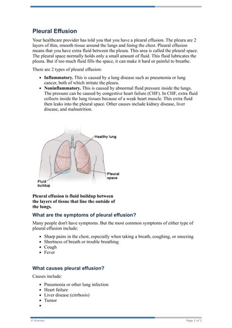 Pdf Pleural Effusion Healthclips Online